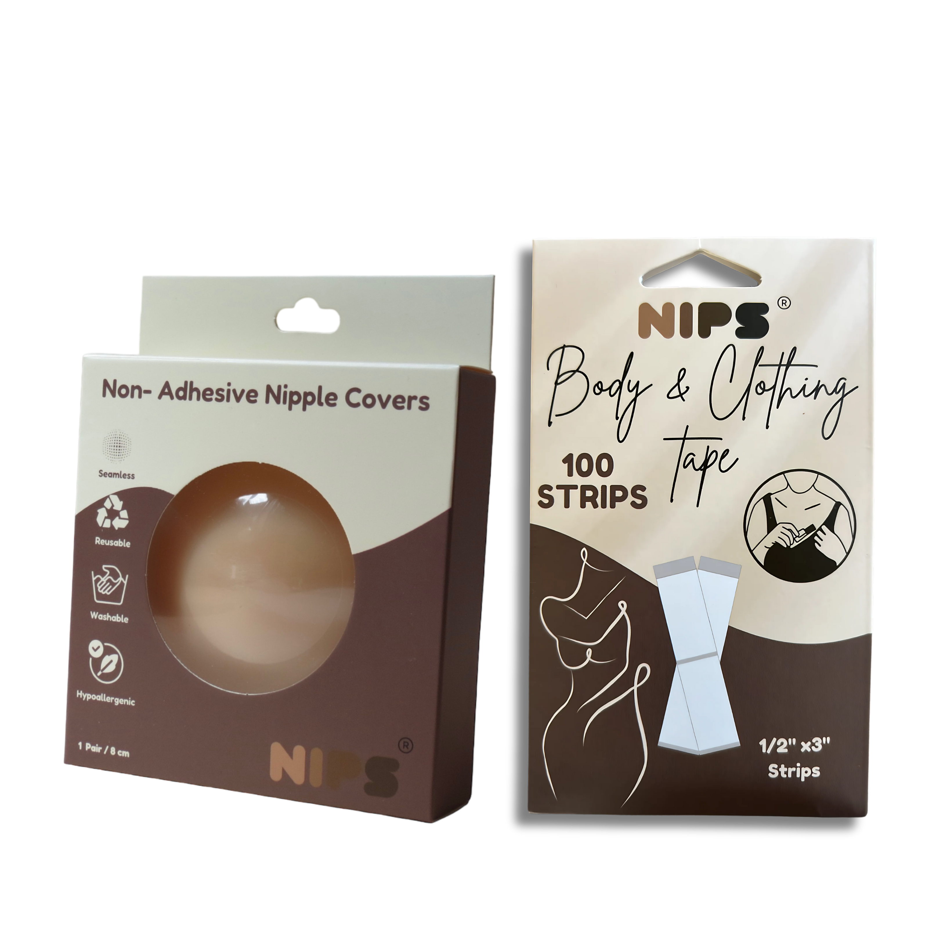 Nipple Covers And Tape Bundle Nips Non Adhesive Nipple Covers 3331